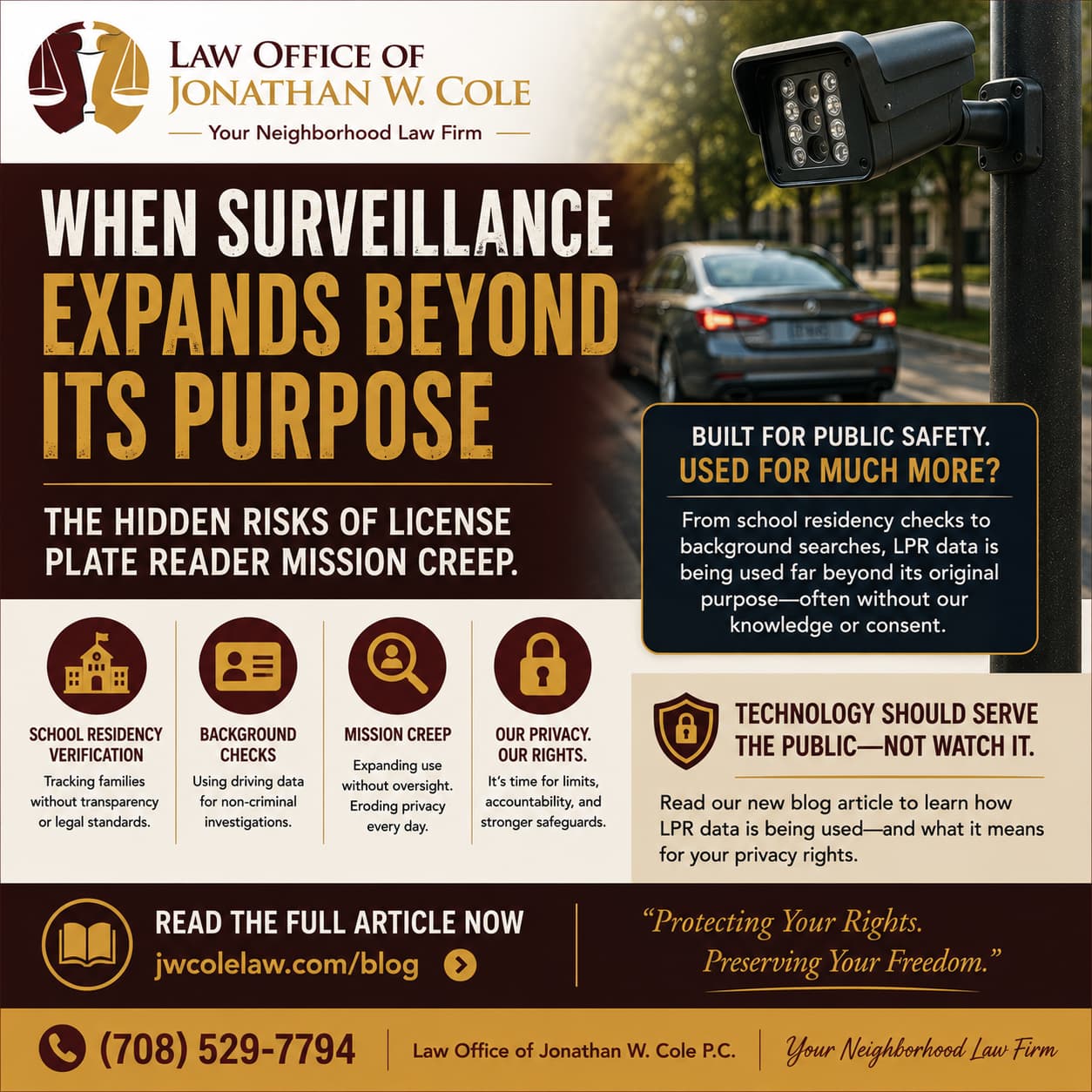 When “Crime-Fighting” Tech Becomes Everyday Surveillance: License Plate ...
